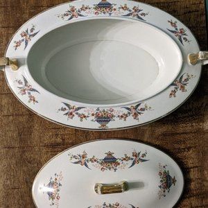 Homer Laughlin | Dining | Vintage Homer Laughlin Soup Tureen Rosewood ...